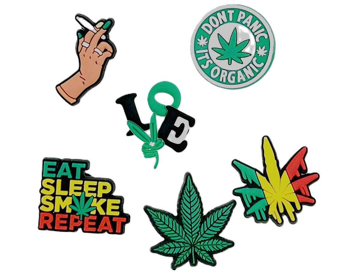 Weed Croc Charms | Add Fun to Your Style! - ShoeCharms.co.uk