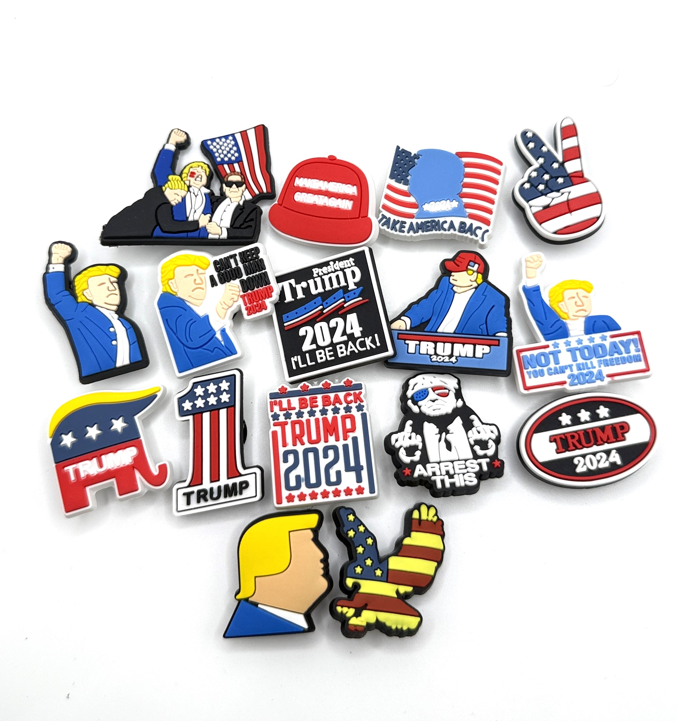 Donald Trump Croc Charms | Make a Statement - ShoeCharms.co.uk