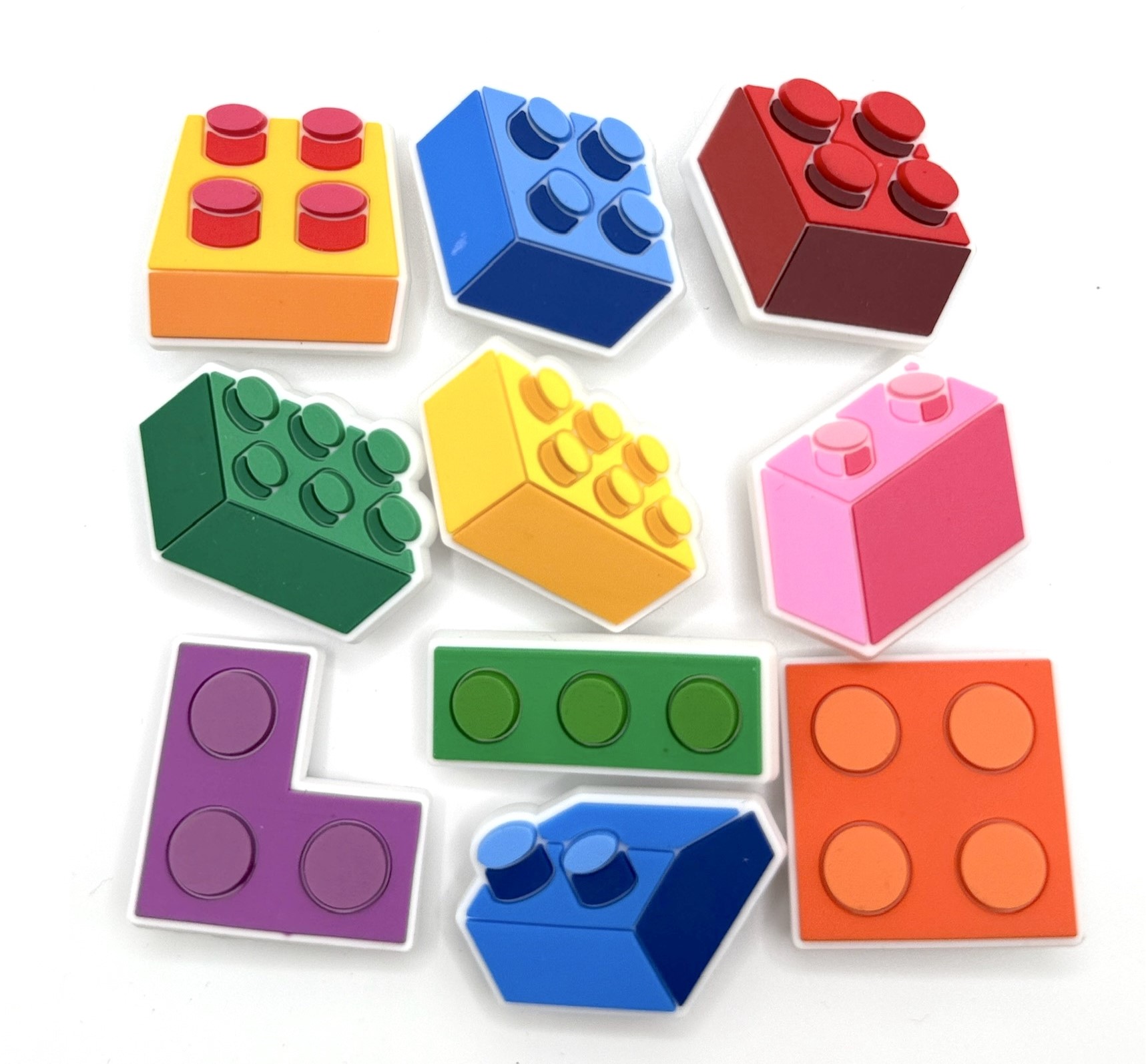 Lego Blocks Croc Charms | Shop Now - ShoeCharms.co.uk